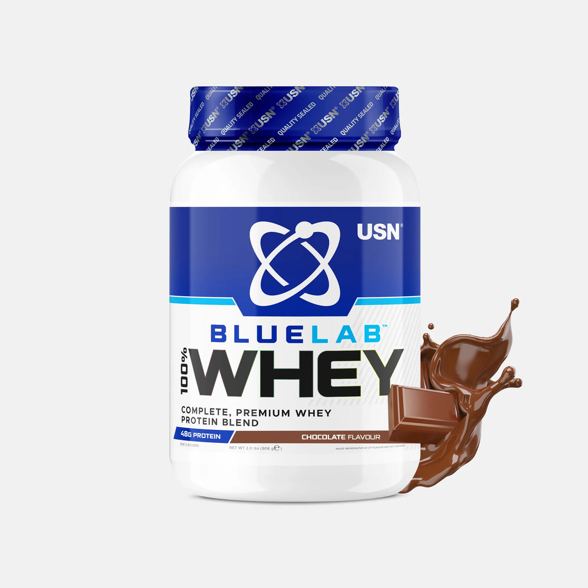 USN Blue Lab whey-2kg-58serv.-Chocolate – Energy Supplements EG